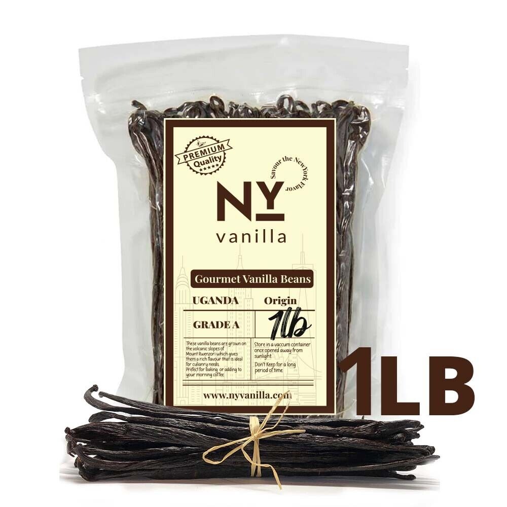 Get 1 Pound. Vanilla Beans Grade A 5"-8" Bourbon Vanilla Pods For ...