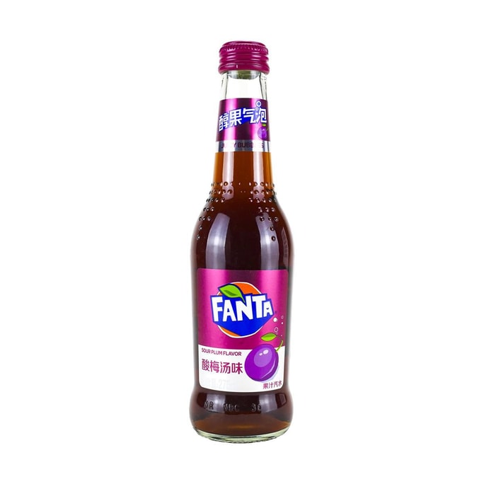 Fanta Sour Plum Flavor 275mL Glass (China) - Weee!