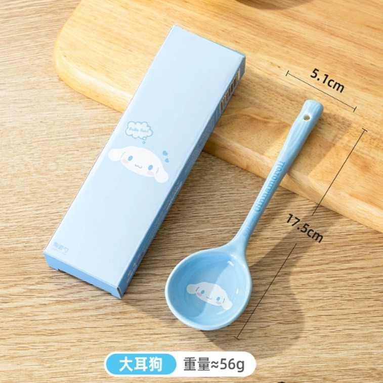 Get Sanrio Ceramic Soup Spoon Cute Cartoon Home Use Spoon-Cinnamoroll ...
