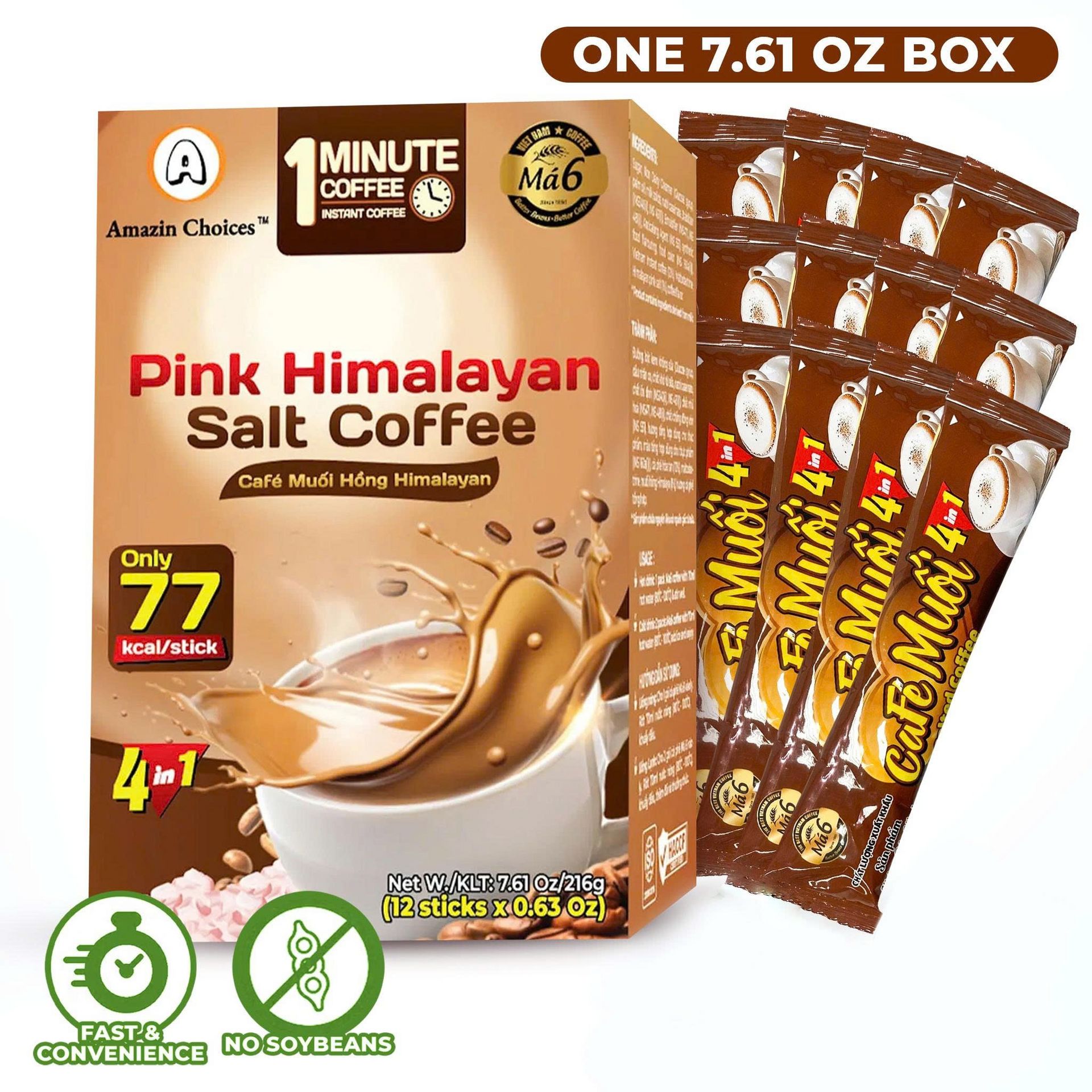 Get Himalayan Pink Salt Instant Coffee 216gr, 12 Stick Delivered | Weee ...
