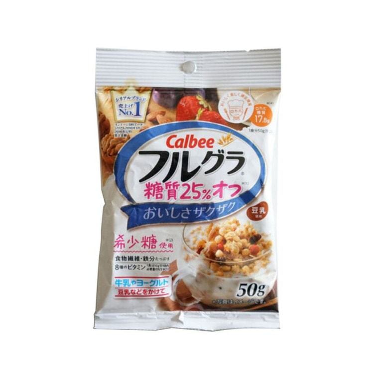 Get Calbee fruit cereal 25% less fat and sugar (50g pack) Delivered ...