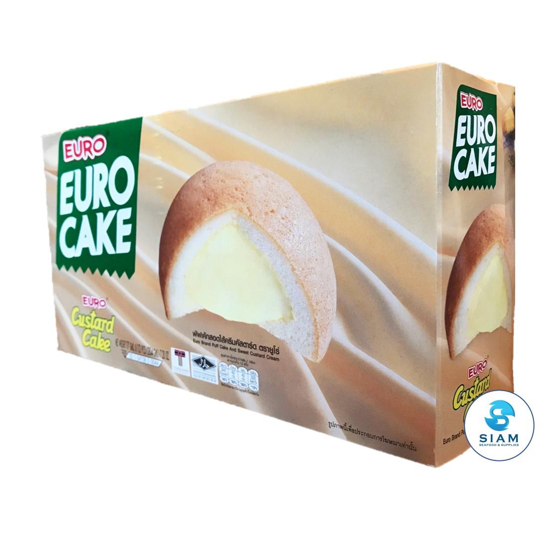 Euro Custard Cake 17g x 12 pcs, Thai Snack - Weee!
