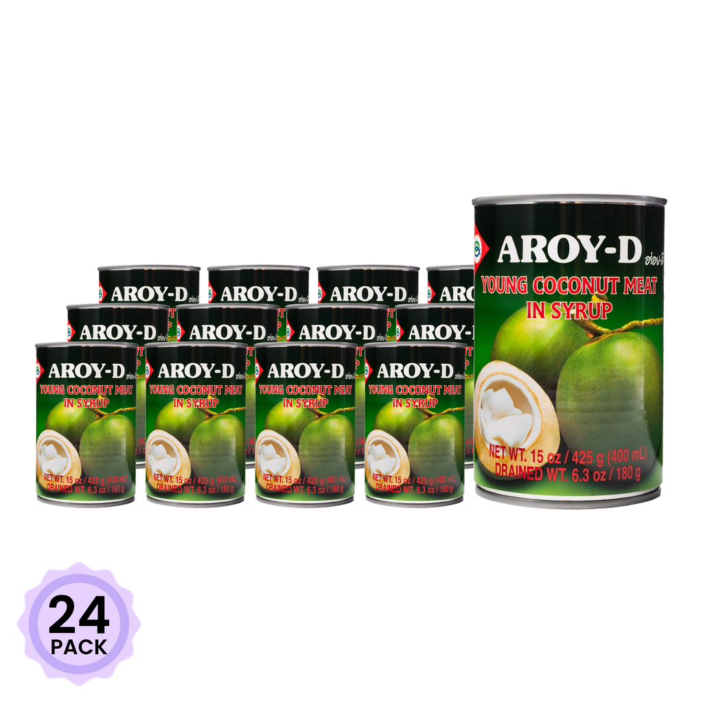 Get Aroy-D Young Coconut Meat in Syrup 15 oz*24 pack Delivered | Weee ...