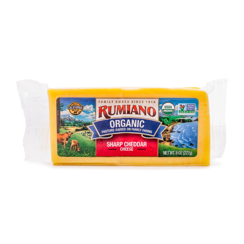 Get Rumiano Organic Sharp Cheddar Cheese Delivered | Weee! Asian Market