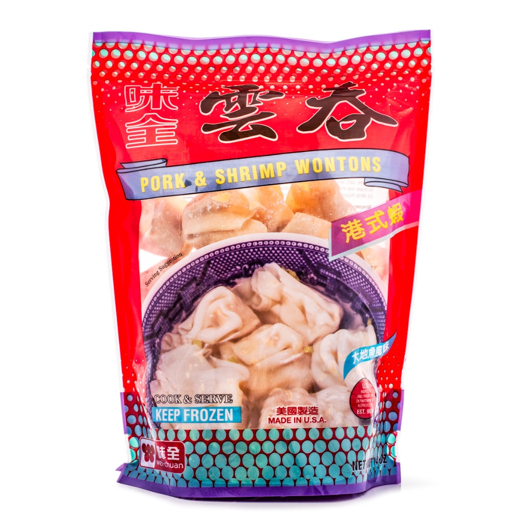 Get Wei-Chuan Pork and Shrimp Wontons, Frozen 397 g Delivered | Weee ...