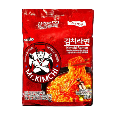 Get Paldo Fun & Yum Kimchi Ramen Instant Noodles with Soup pack of 4 ...