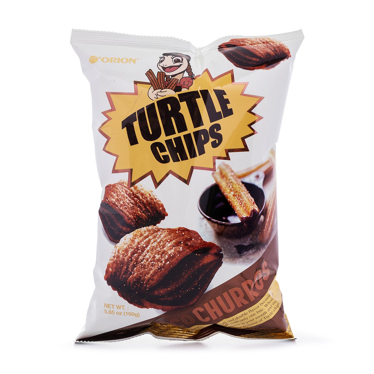 Orion Choco Churro Turtle Chips - 160g - Weee!