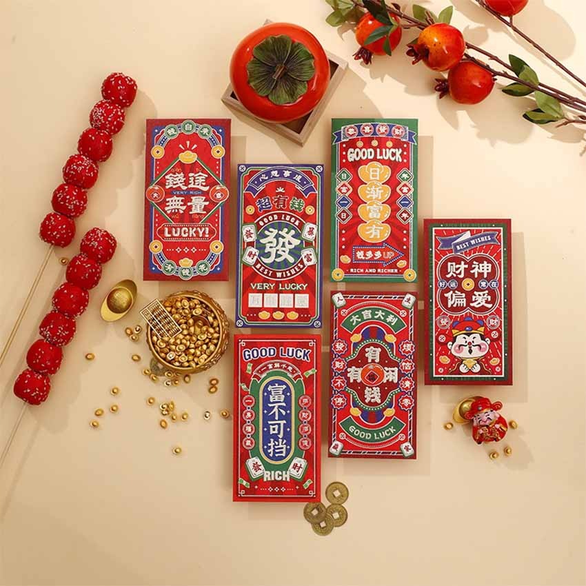 Get New Year red packet Big auspicious red packet pressure red packet ...