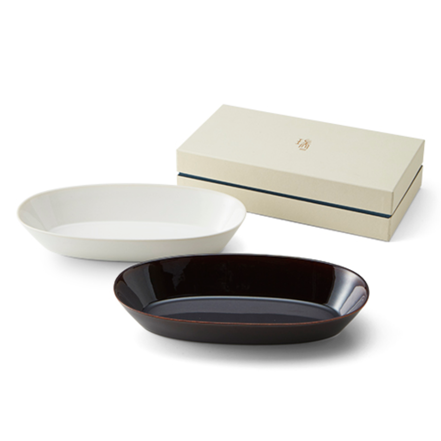 Japan Miyama Mizu Mizu Long Plate Gift Box - Weee!