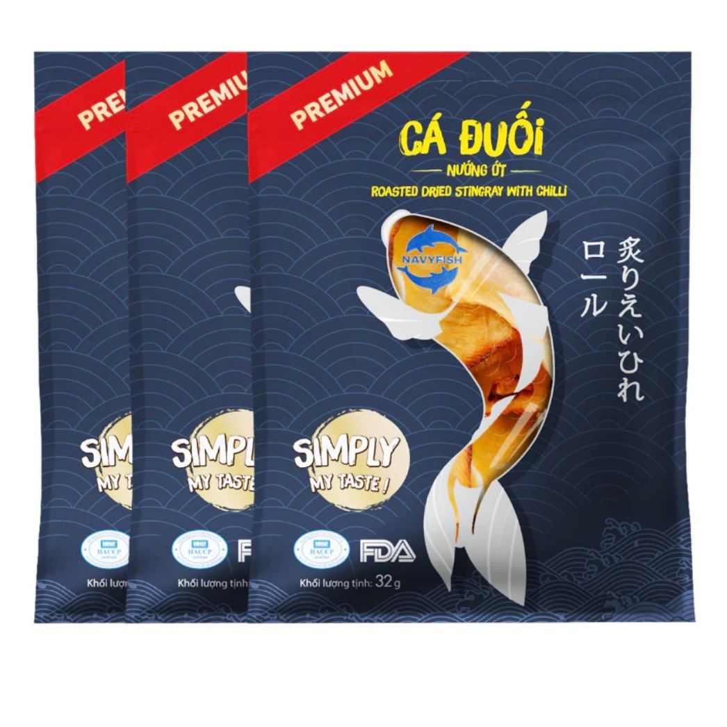 Get Navyfish Roasted Dried CA DUOI COMBO 3 X 32g Delivered | Weee ...