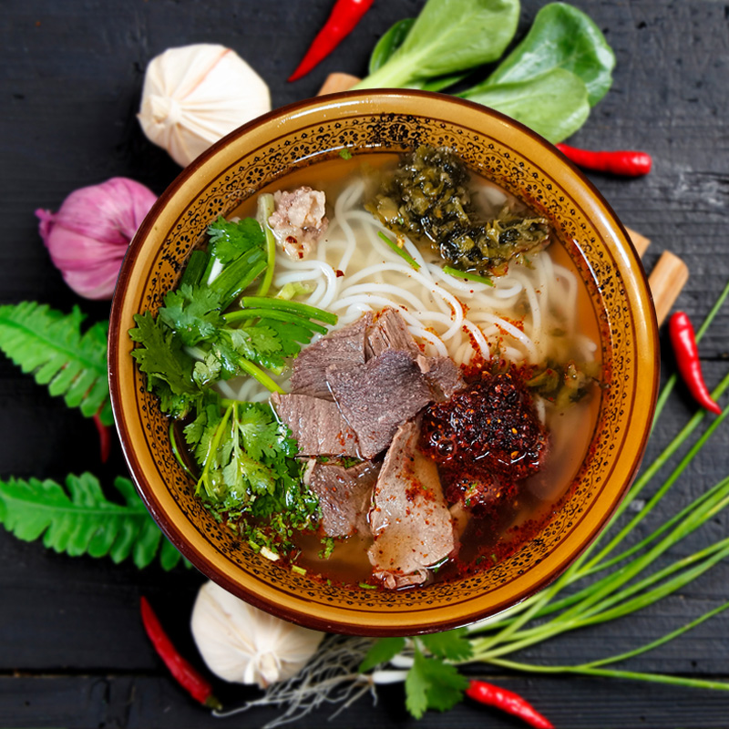 Get Guizhou Shuicheng mutton noodles, Liupanshui specialty snack Rice noodles 520g Delivered ...