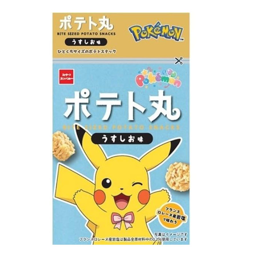 おやつカンパニー ポケモン ポテト丸 うすしお味 4個入 - Weee!