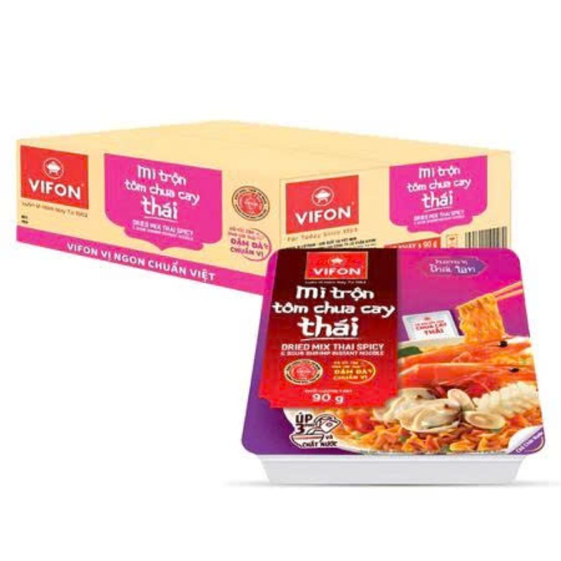 Get VIFON Thai Spicy Shrimp Noodles 90g - 18 Packs 1 case Delivered | Weee! Asian Market