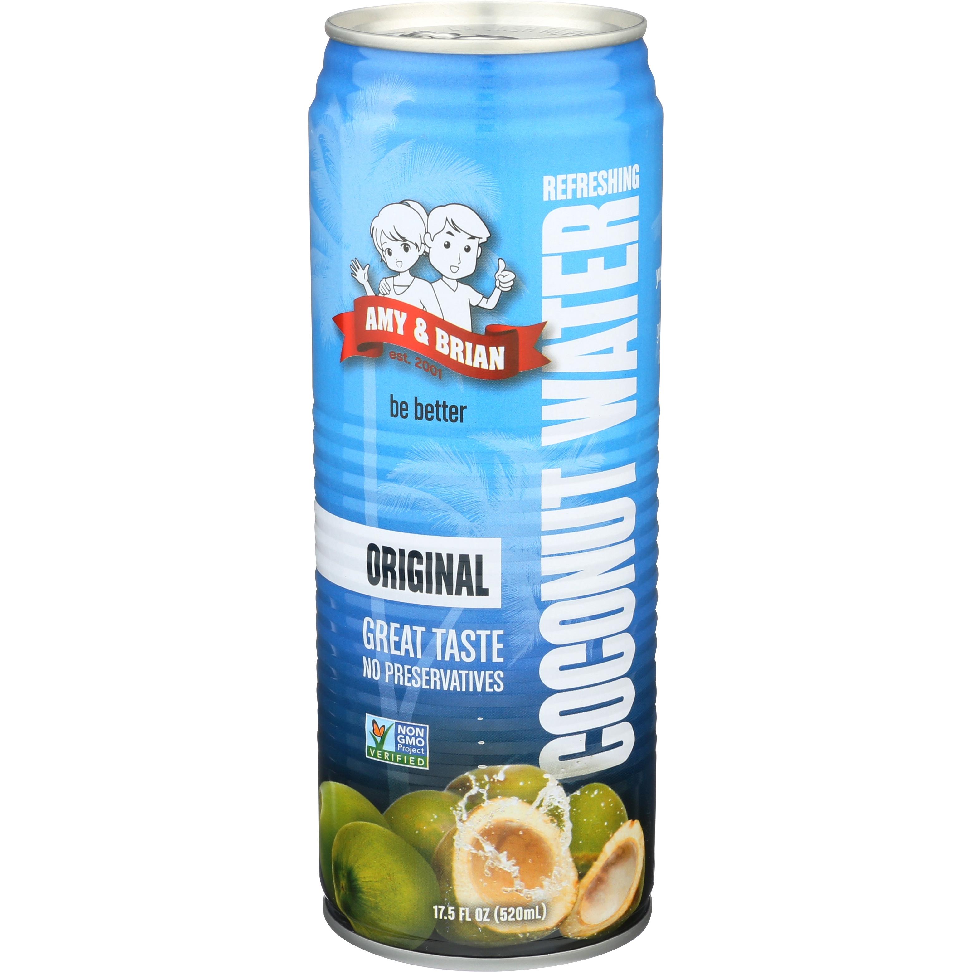 Amy & Brian Premium Coconut Water Non-GMO - Weee!