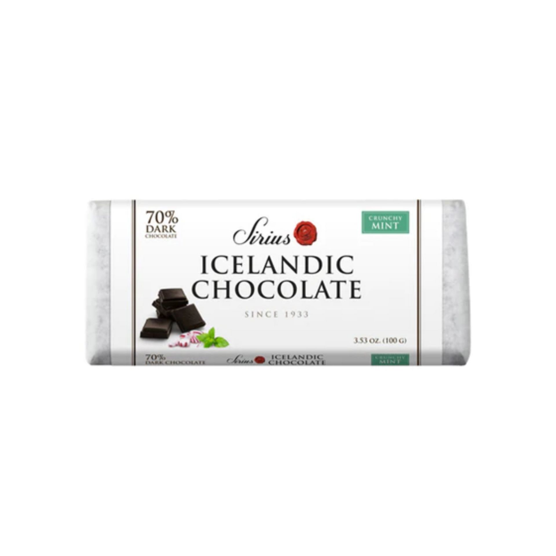 Noi Sirius 70% Dark Chocolate Crunchy Mint (3.53oz)(Iceland) - Weee! Noi Sirius 70% Dark Chocolate Crunchy Mint (3.53oz)(Iceland) - Weee!