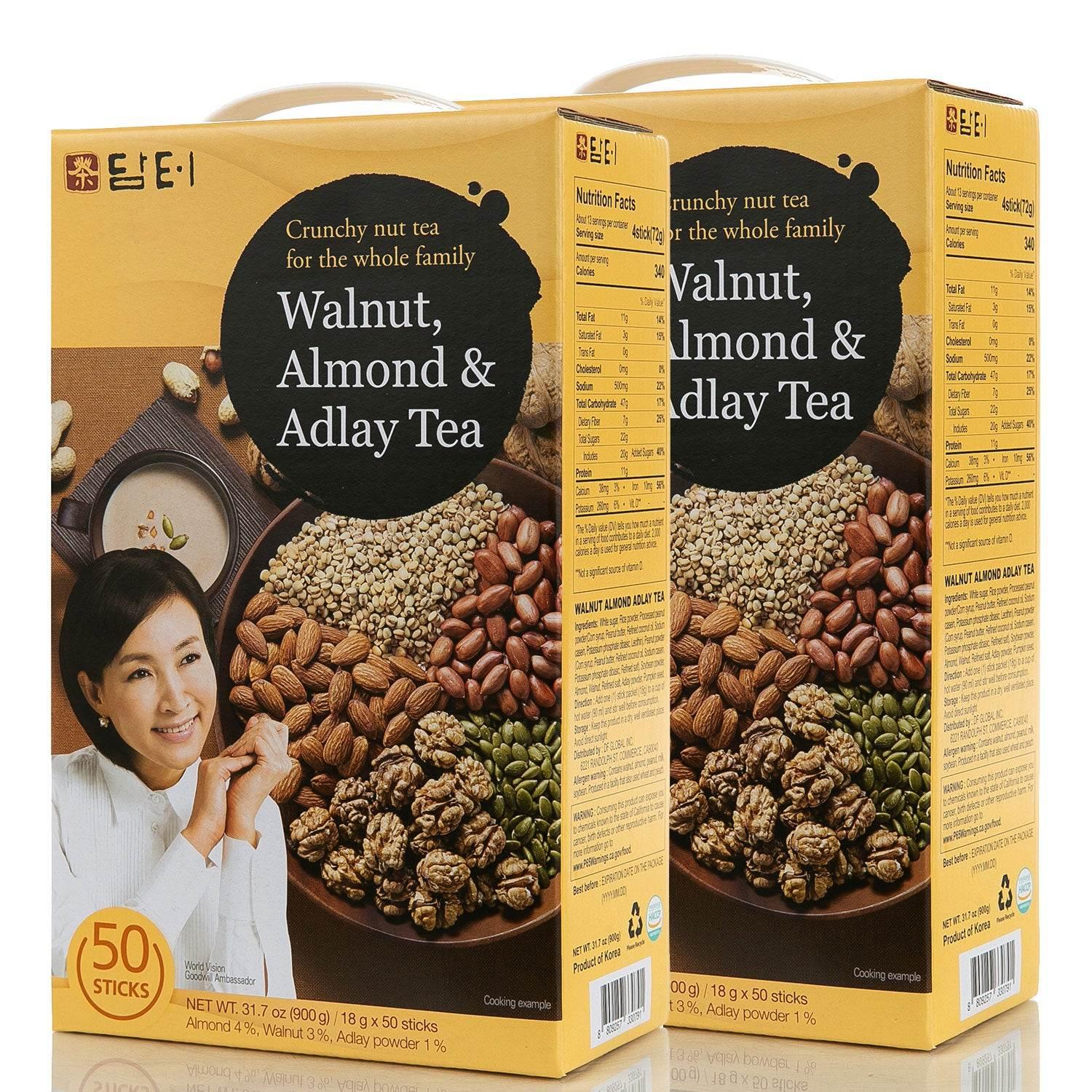 Get Damtuh Walnut Almond Adlay Powdered 50T x 2 Boxes 100 count ...