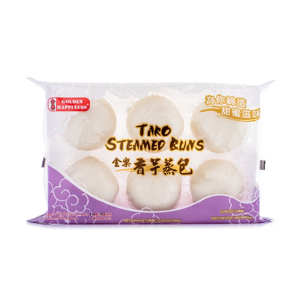 Golden Happiness Steamed Taro Buns Frozen Weee
