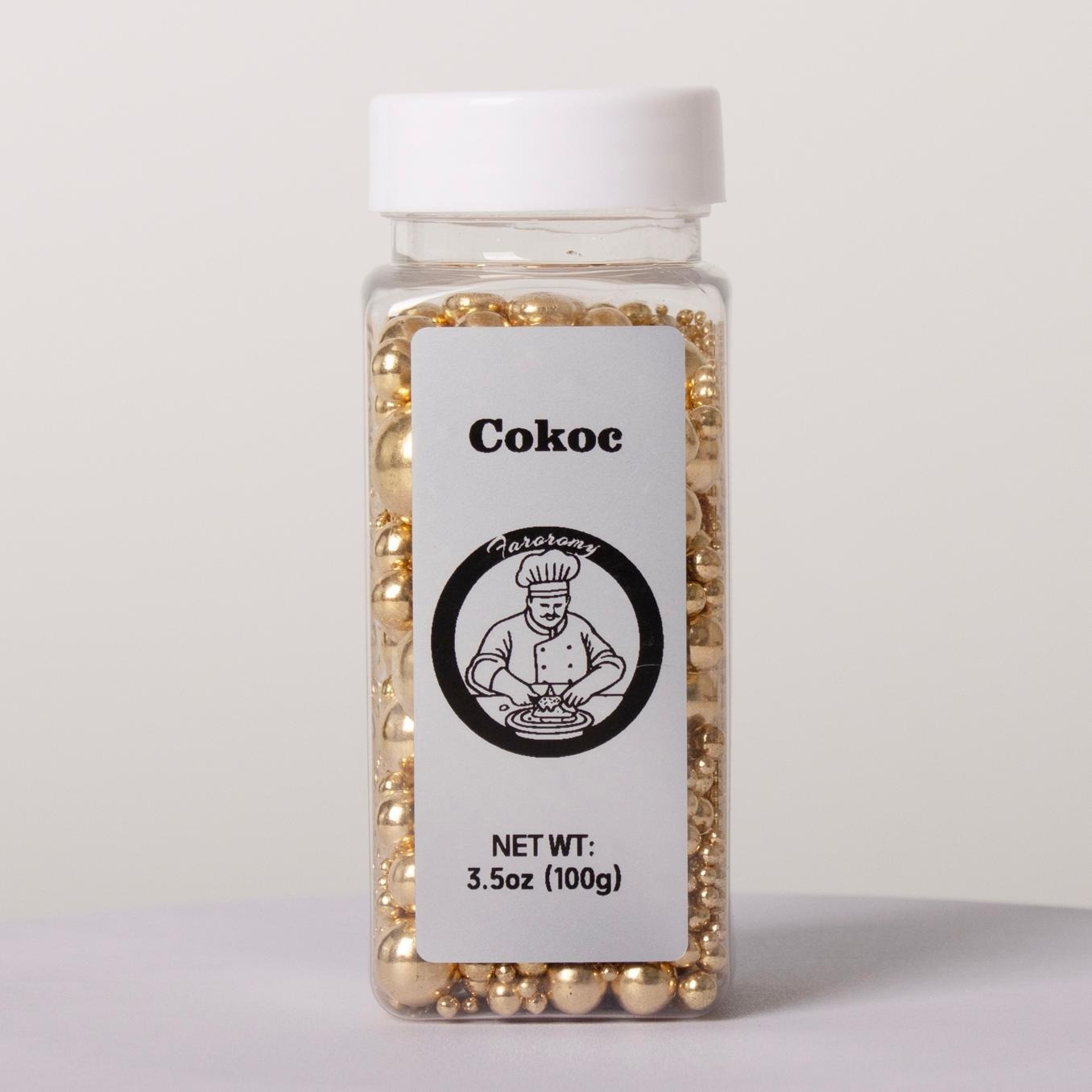 Get Cokoc Edible Sugar Sprinkles Golden Pearls Delivered | Weee! Asian ...