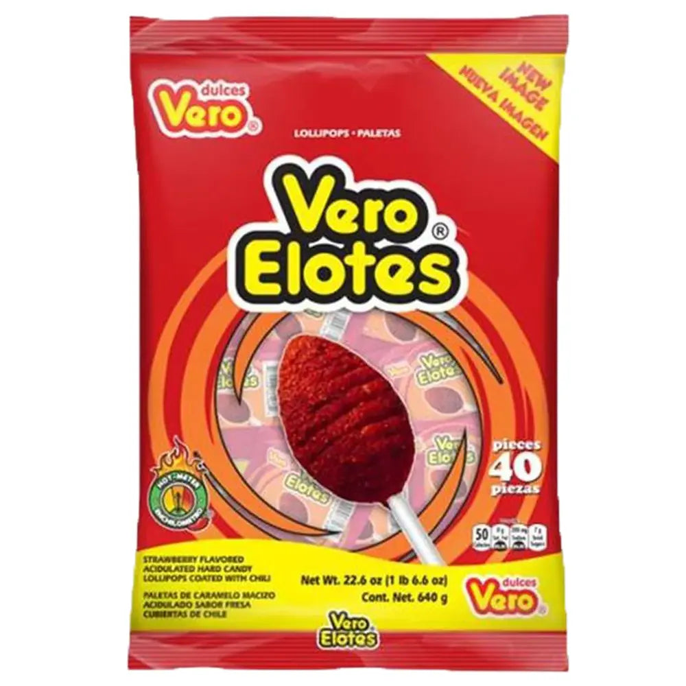 Get Vero Elote with Chilli Lollipop 40 ct - Case - 7 Units Delivered ...