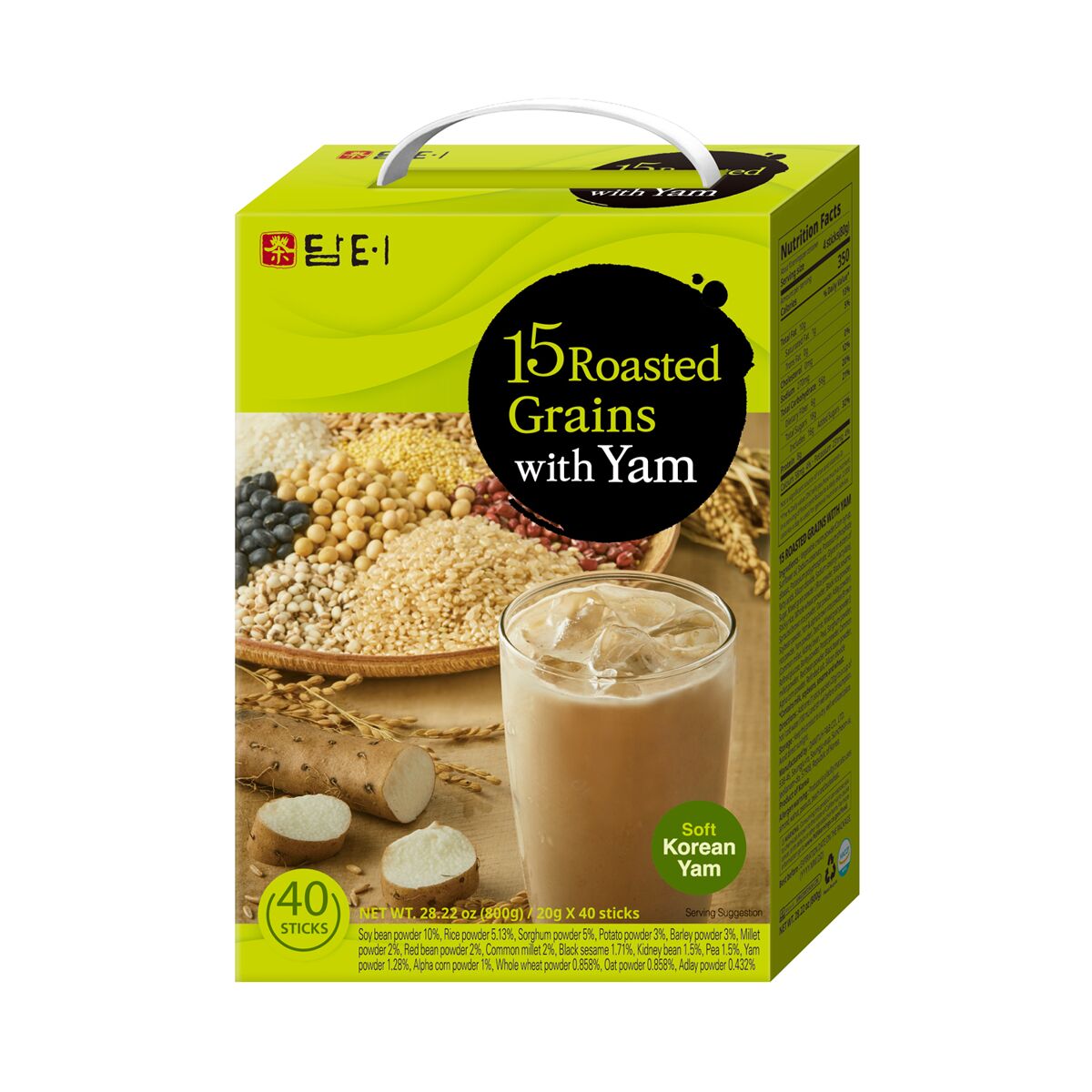 Get Damtuh 15 Roasted Grains with Yam - 40 Counts 20 g Delivered | Weee ...