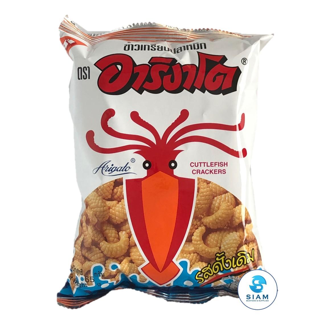 Arigato Cuttlefish Crackers Thai Snack, Original Flavor - Weee!