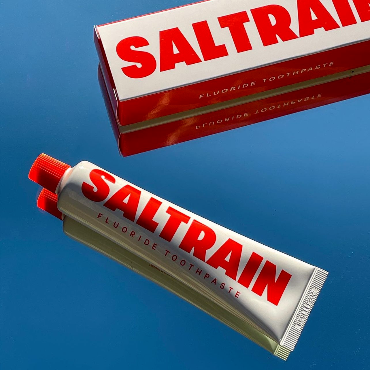 SALTRAIN fluoride toothpaste. Powerful cleaning, Anti-moth, 24h fresh ...