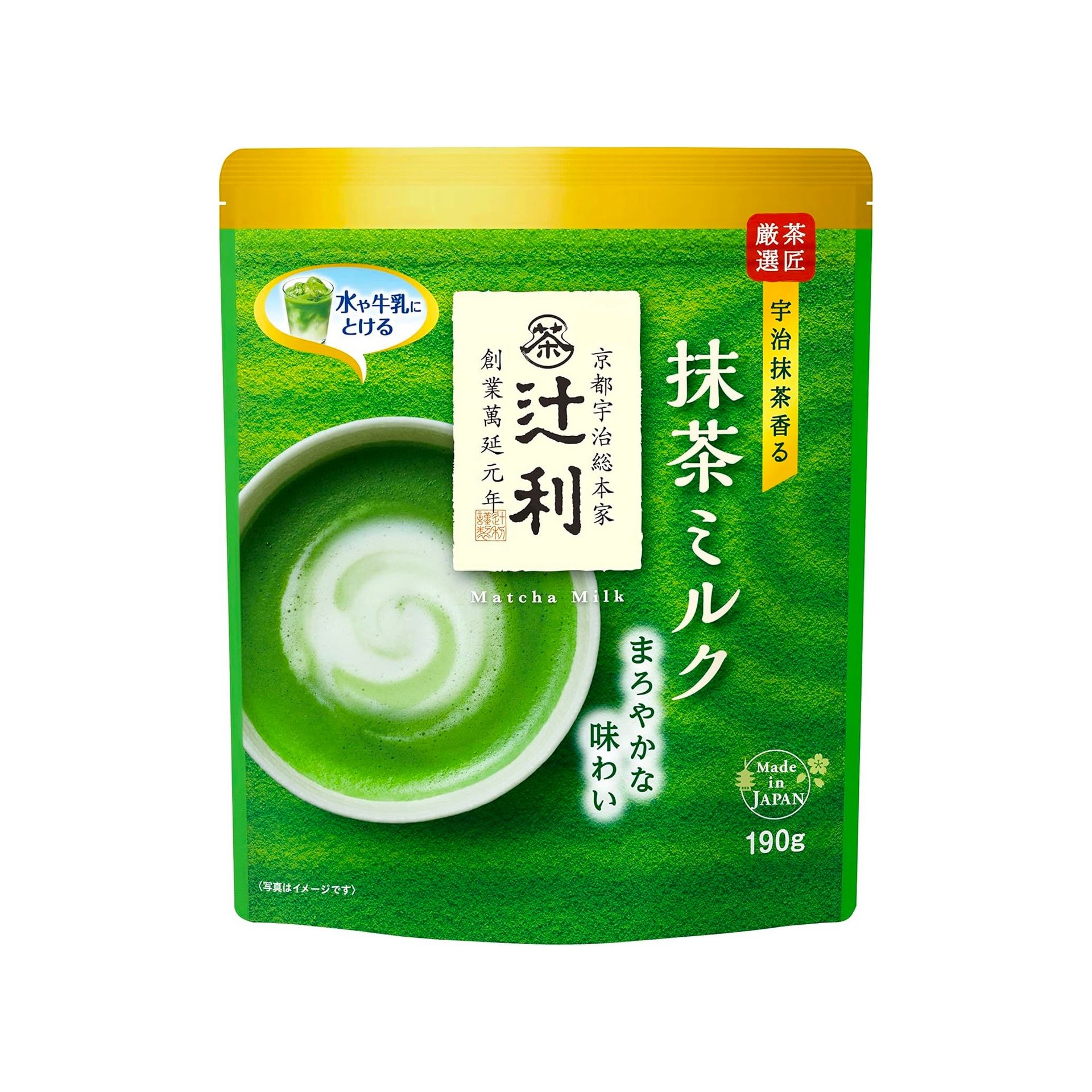 Get TSUJIRI Matcha Green Tea Powder Milk Latte 190g Delivered | Weee ...