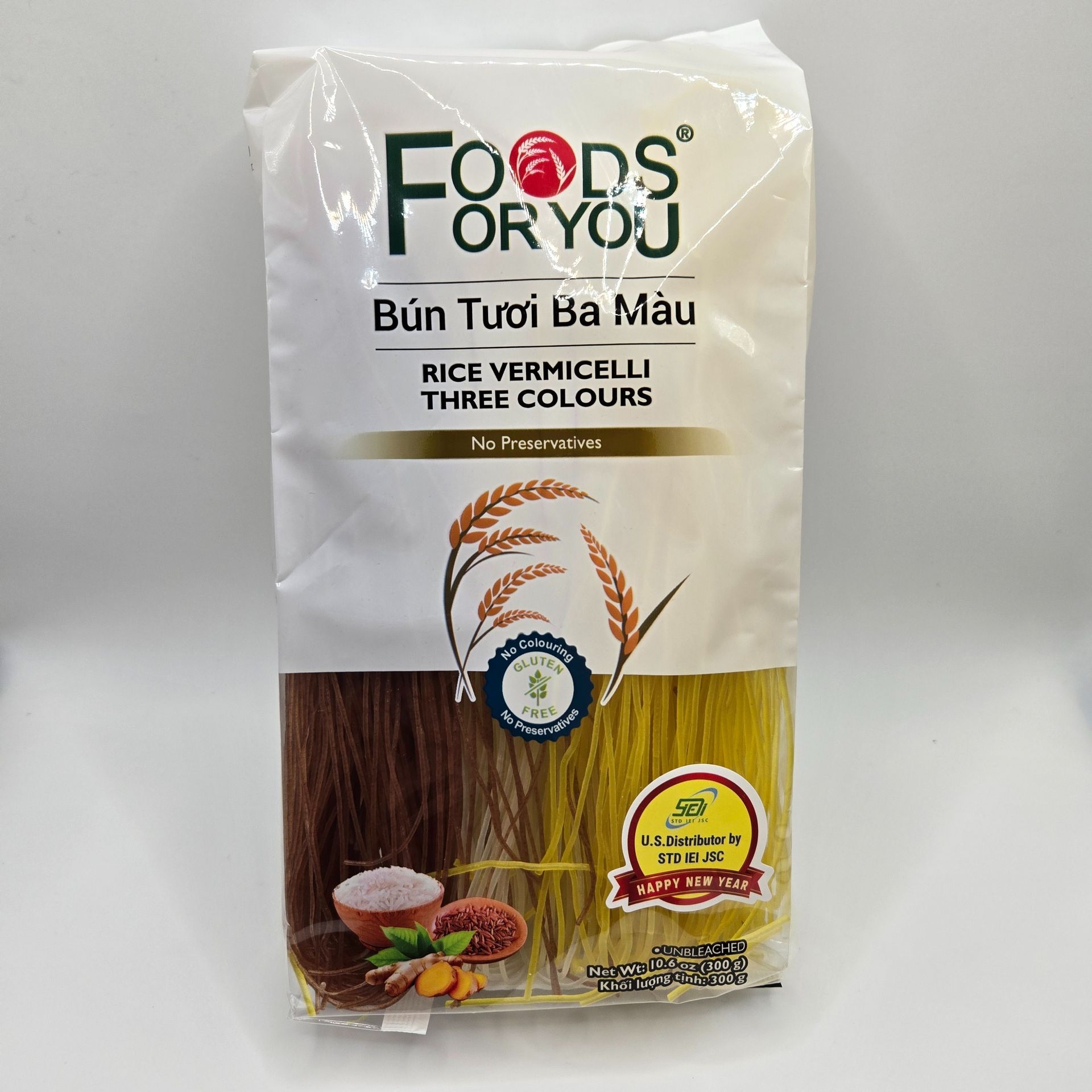 Get Rice Vermicelli Three Colours (300g) Delivered | Weee! Asian Market