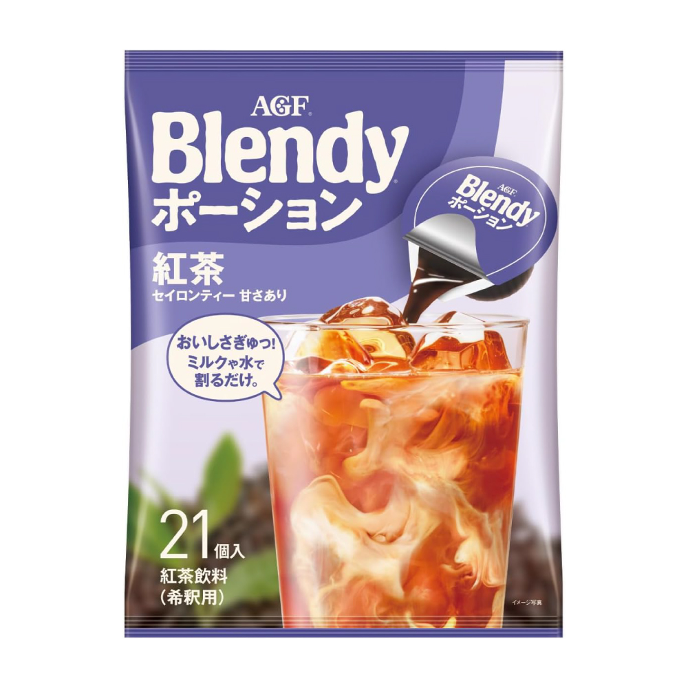 AGF Blendy Potion Concentrated Black Tea 21p 1 count - Weee!