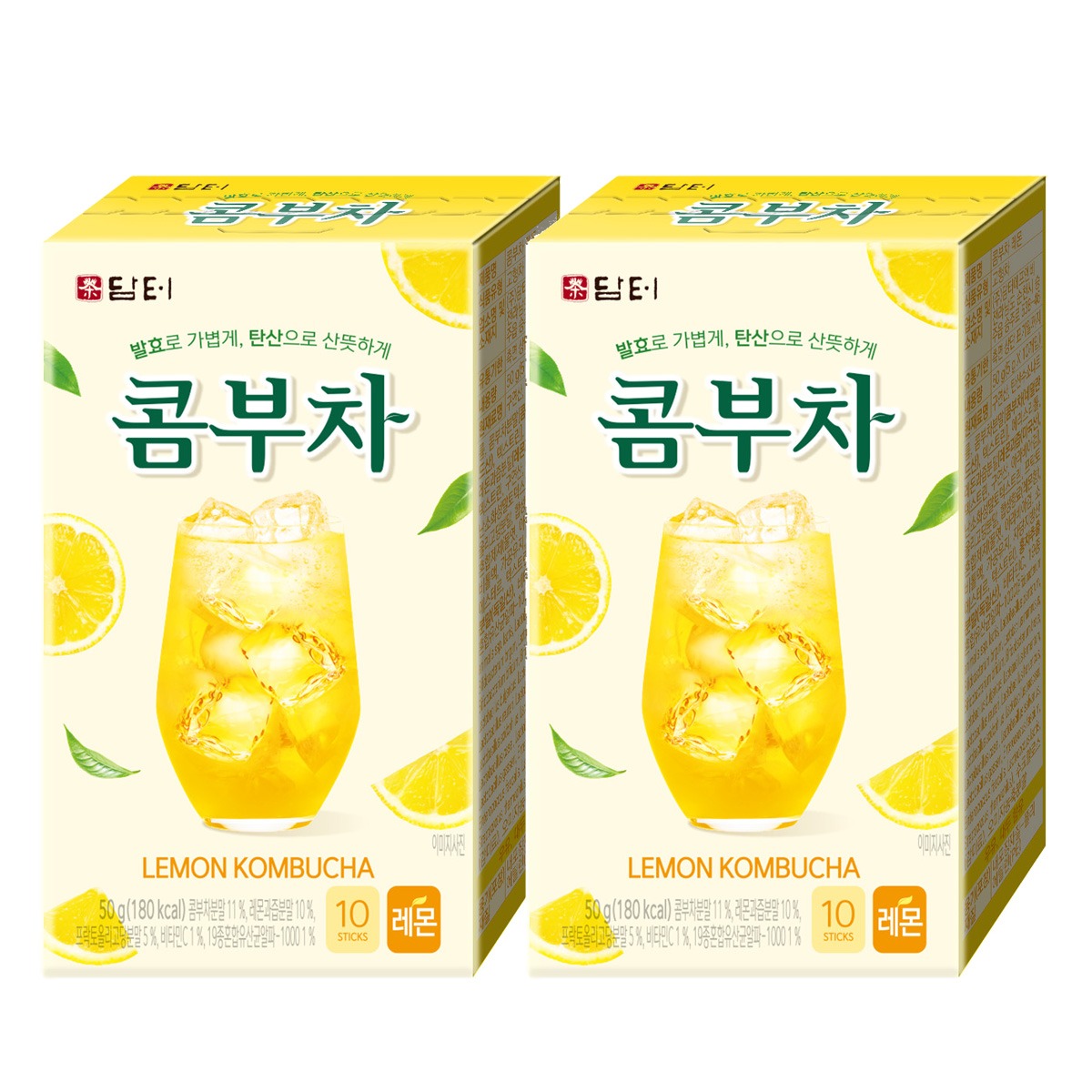 Get Kombucha Tea Powder Mix 2 Boxes Lemon Delivered | Weee! Asian Market