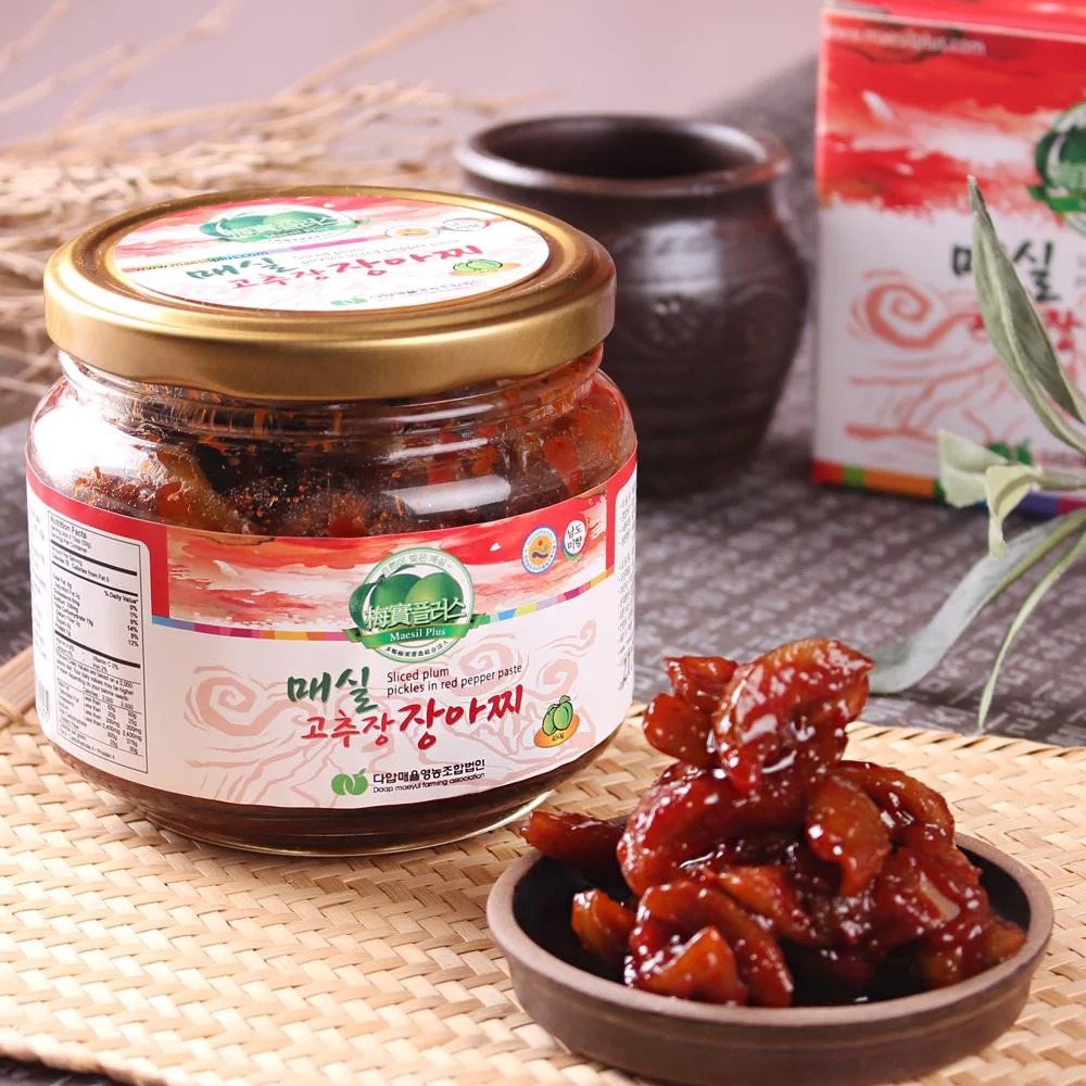 Get Maesil Plus Sliced Pickled Plums in Plum Red Pepper Paste Delivered ...