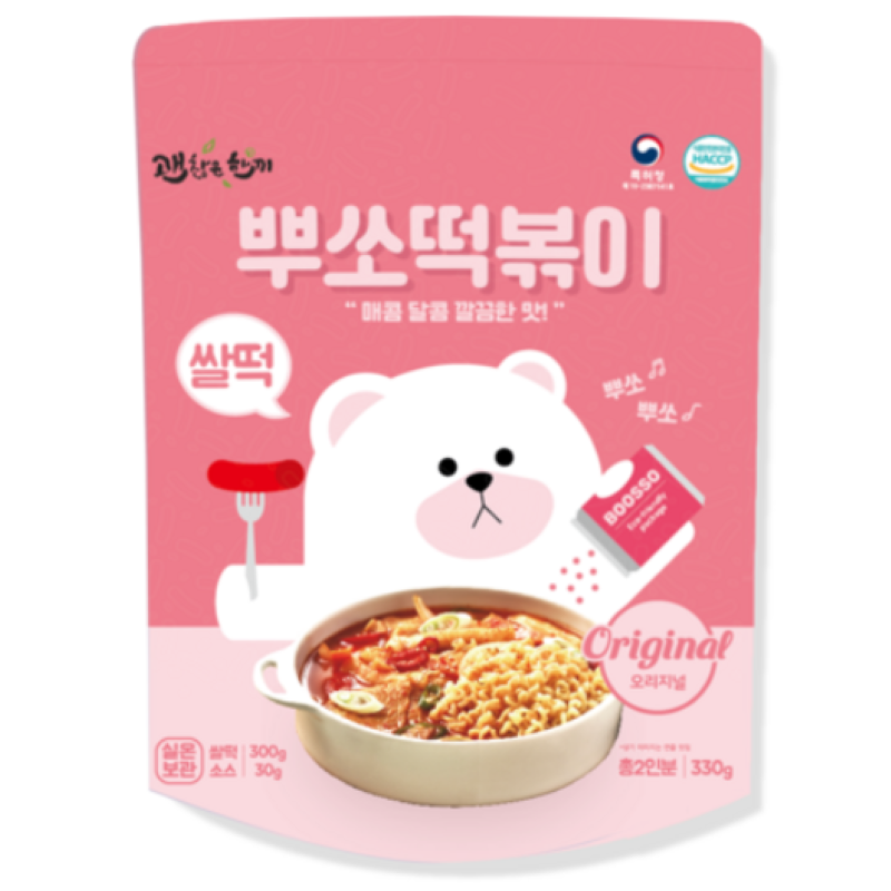 Get [Korea Direct ] Pu So tteokbokki Original 2 servings (330g), 4 packs Delivered | Weee! Asian ...