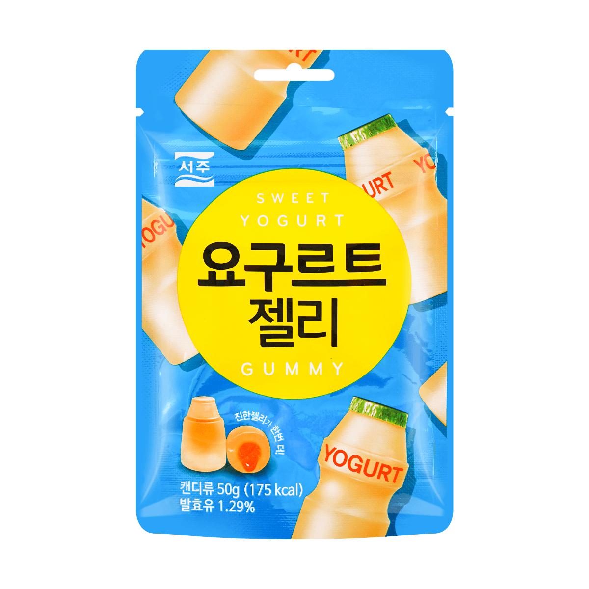 【日本直郵】韓國SEOJU西洲 乳酸菌軟糖 夾心糖果 酸奶味 50g 1袋裝 - Weee!