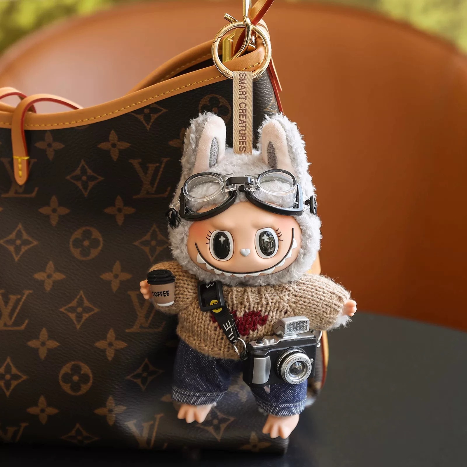 Lububu Doll keychain/key holder#1 - Weee!