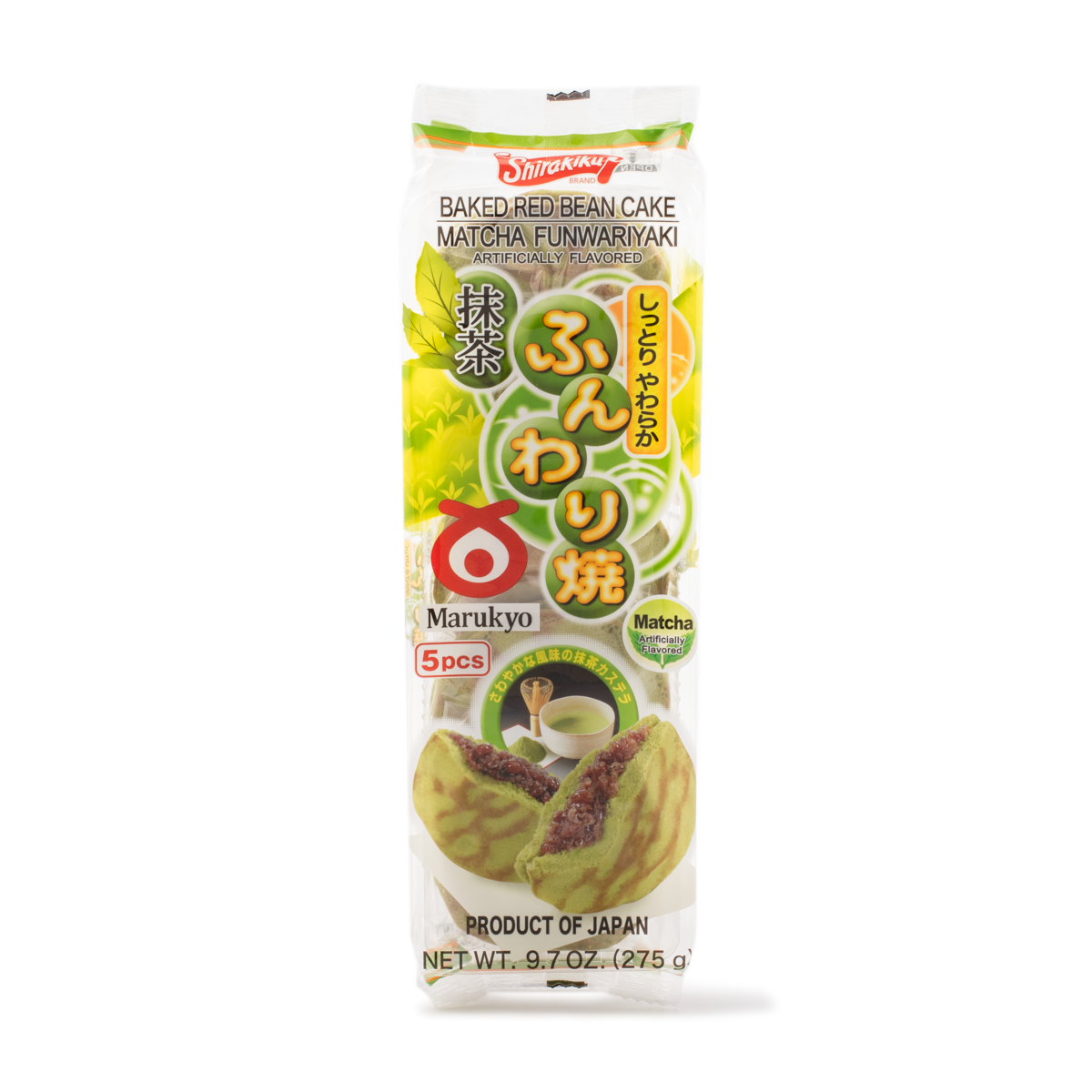 Get Marukyo Sweets Funwariyaki Matcha Flavor 5pcs, Frozen Delivered ...