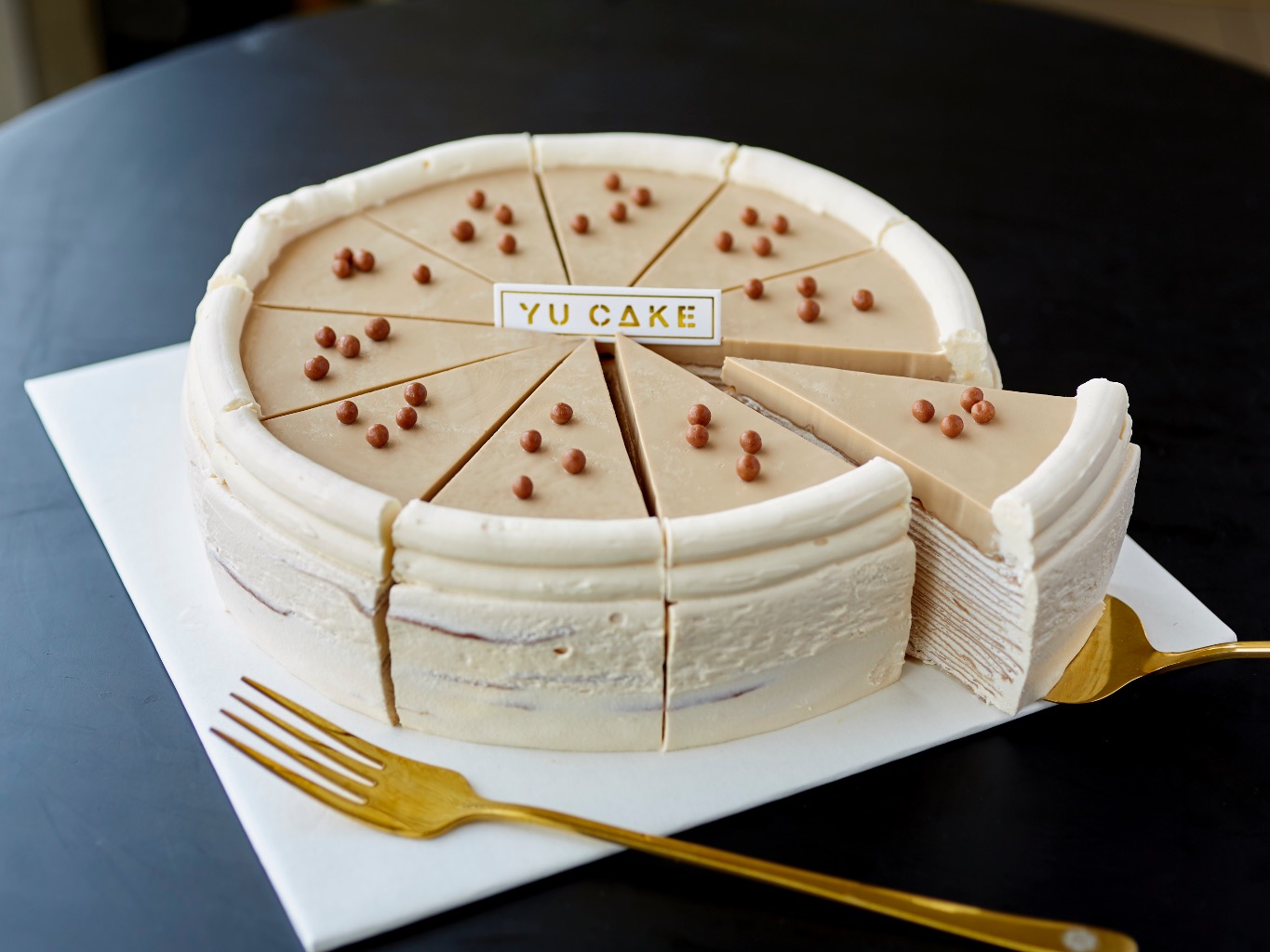 Yu cake bakery Salted Caramel Coffee Mille Crepe Cake 8inch - Weee!