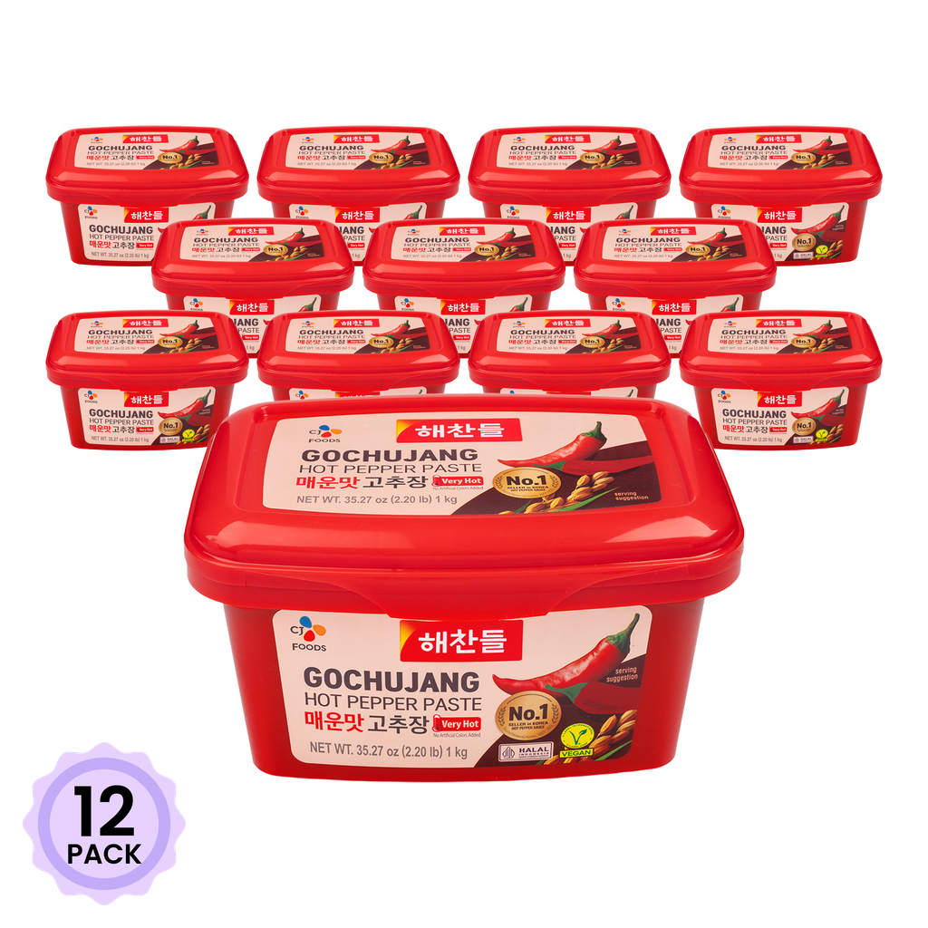 Get CJ Foods Gochujang Hot Pepper Paste, Very Hot 1000 g*12 pack ...