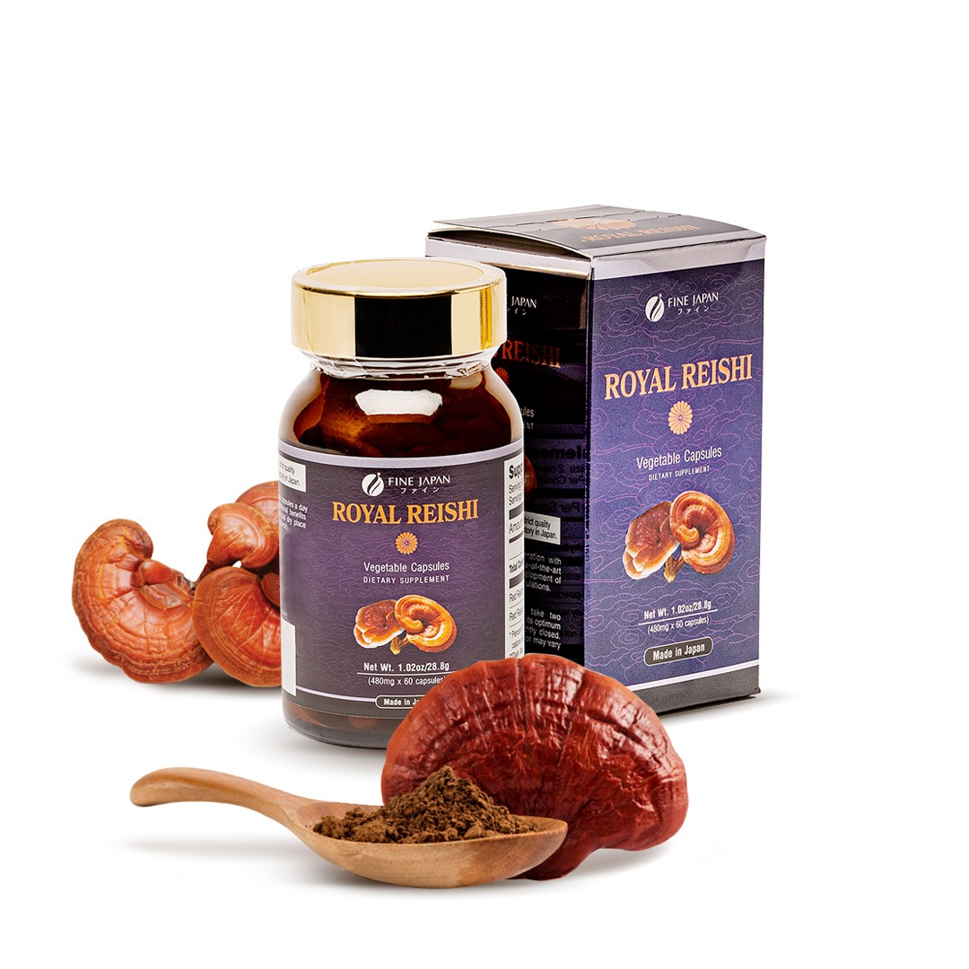 Get FINE JAPAN Reishi Mushroom Supplement Capsules Delivered | Weee ...