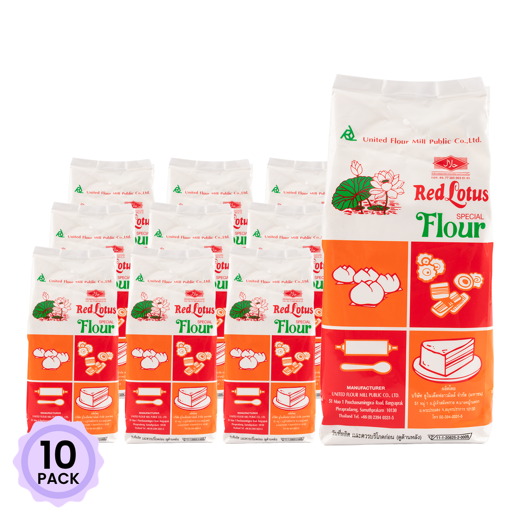Get Red Lotus Brand Special Flour 2.2 lb*10 pack Delivered | Weee ...