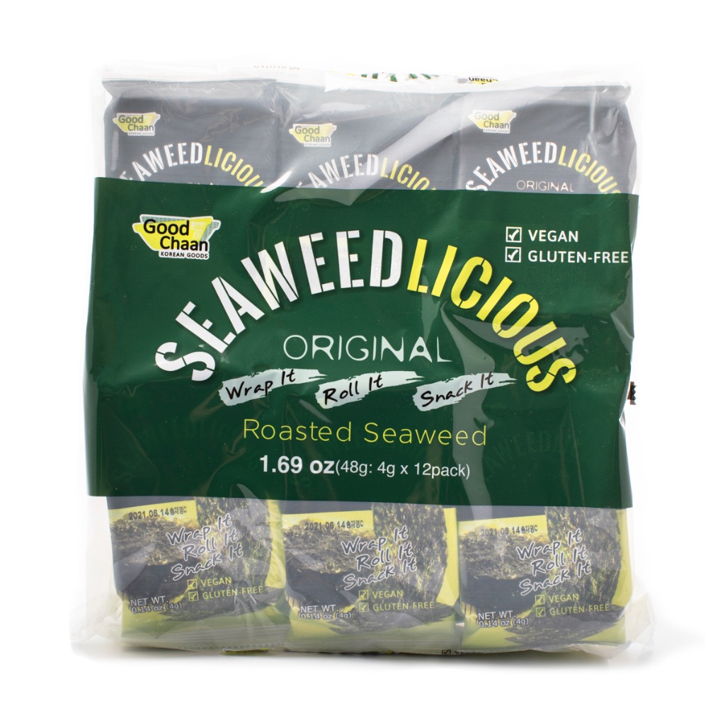 Get Good Chaan Seaweed Licious Original Roasted Seaweed Delivered ...