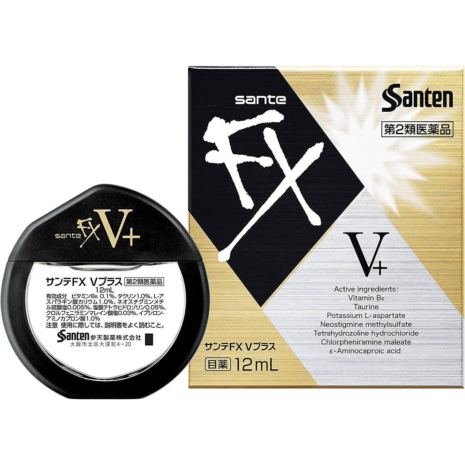Get [Japan Direct Mail] SANTEN FX V+ Eye Drops 12ml Delivered | Weee ...