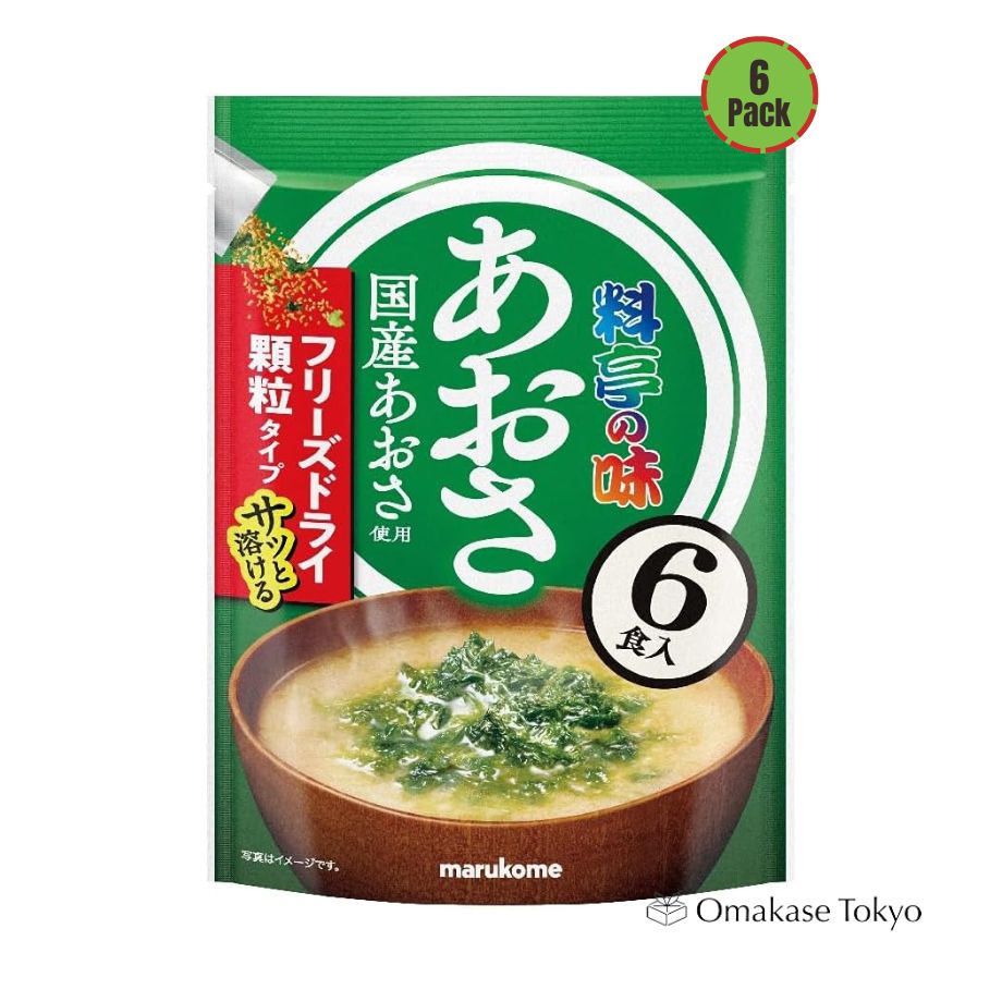 Get Marukome Freeze Dried Miso Soup Aosa 6 servings Delivered | Weee ...