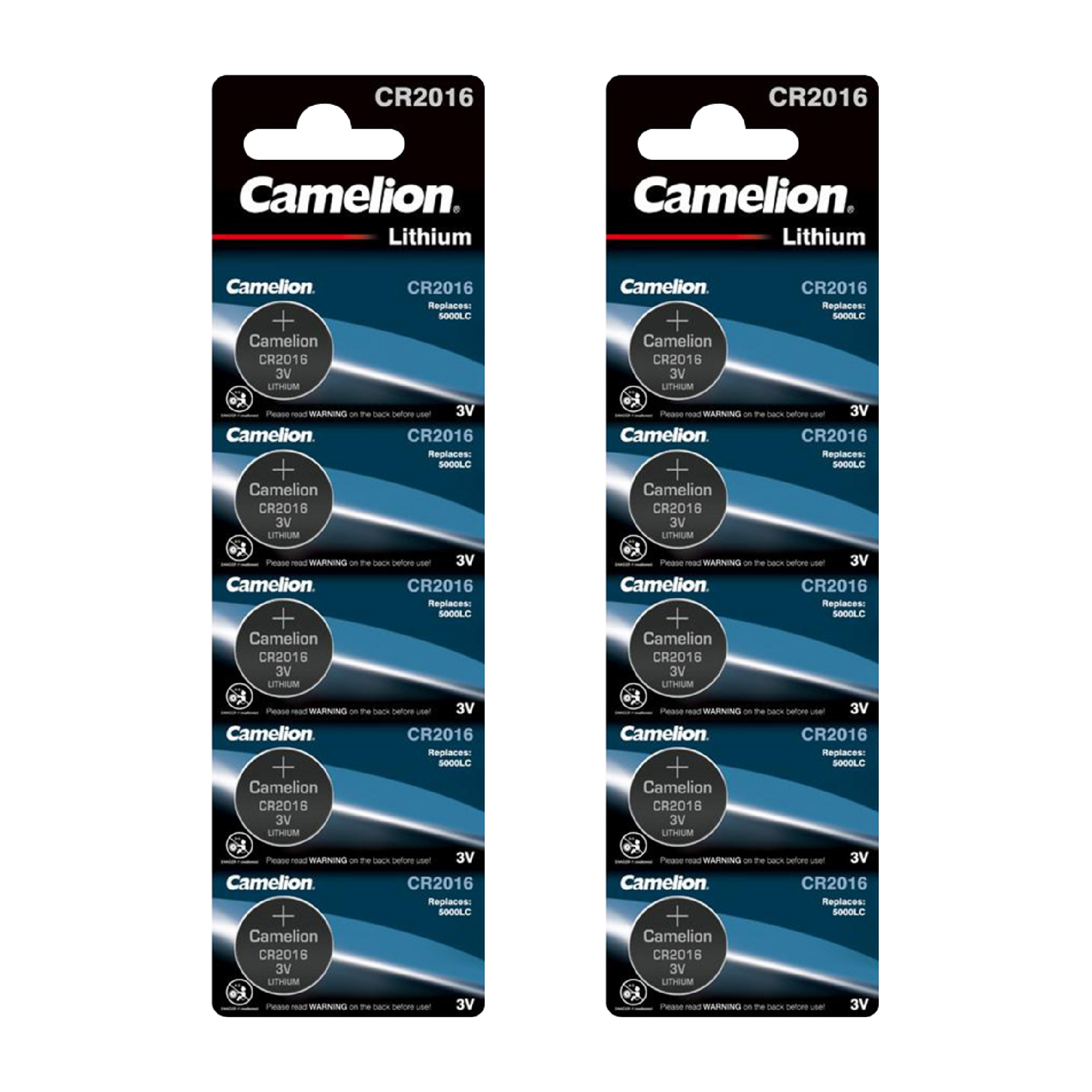 Camelion Lithium CR2016 Batteries Value 10 Pack - Weee!