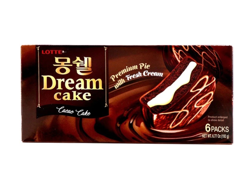 Get Lotte Dream Cake Cacao Cake 6pk Delivered | Weee! Asian Market