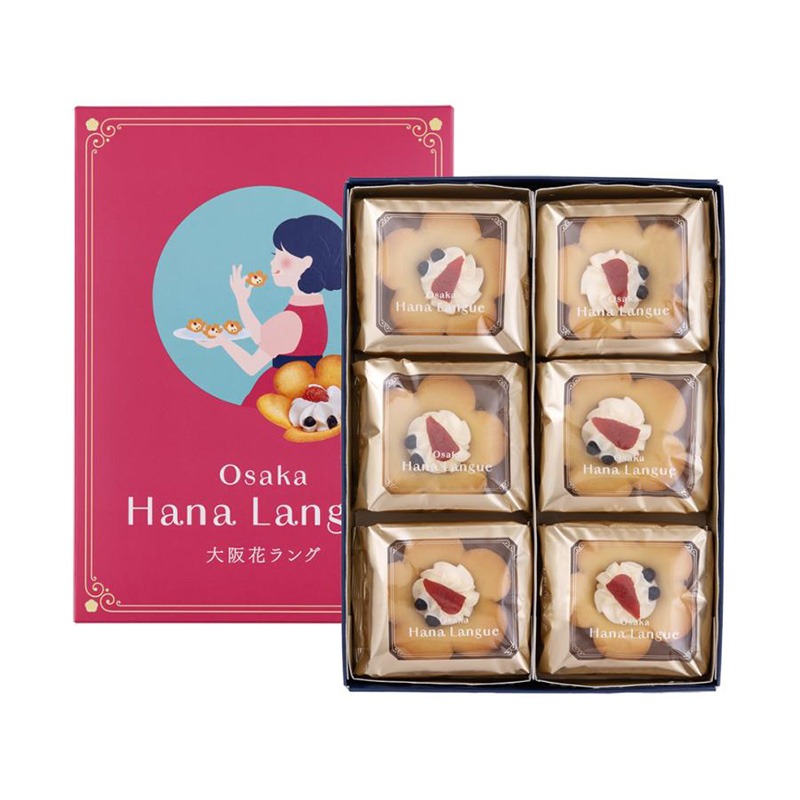 Get Osaka Limited Cream Cookies 6 pieces Delivered | Weee! Asian Market