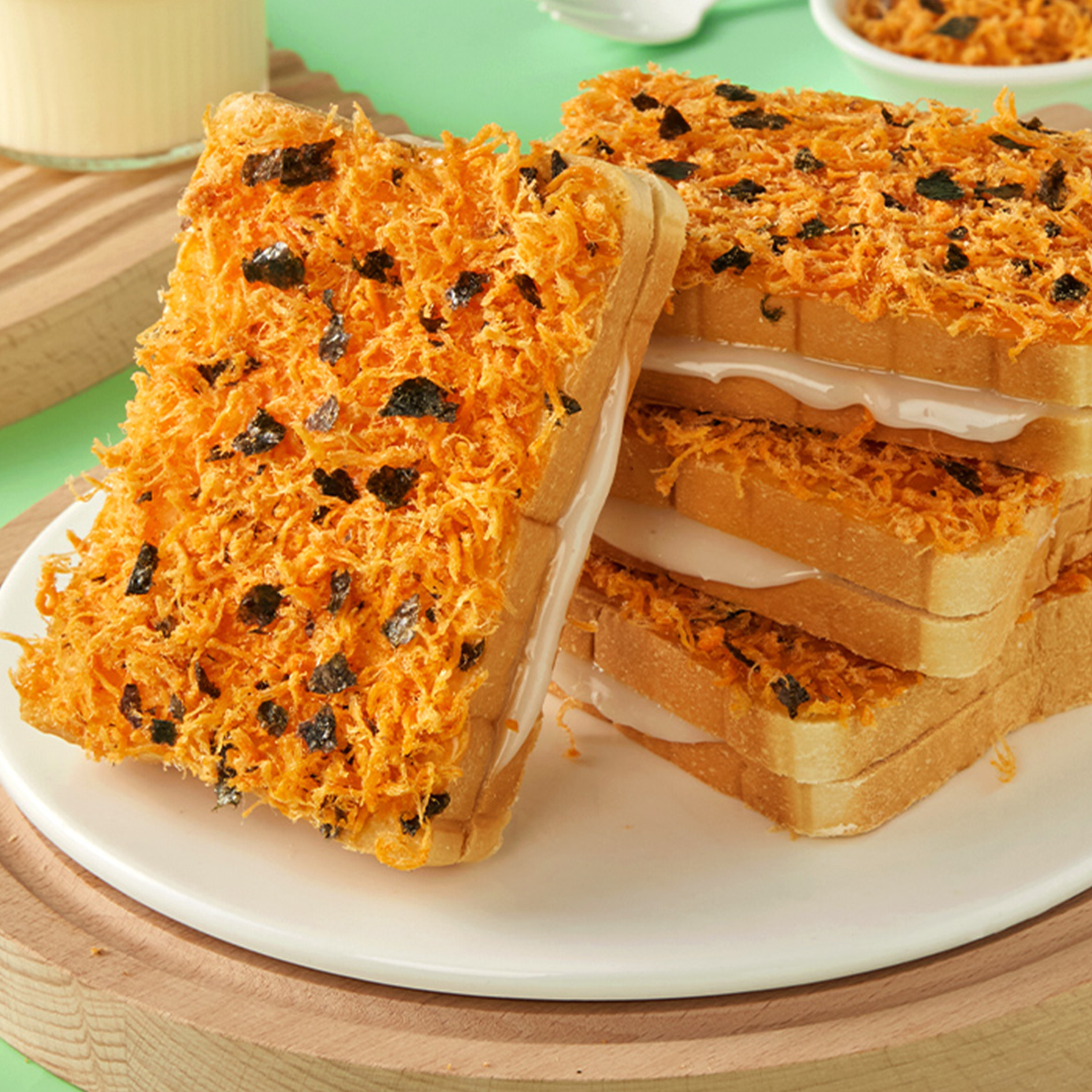 Get Bibizan [Seaweed Pork Floss Toast Bread]- 1 box Delivered | Weee ...