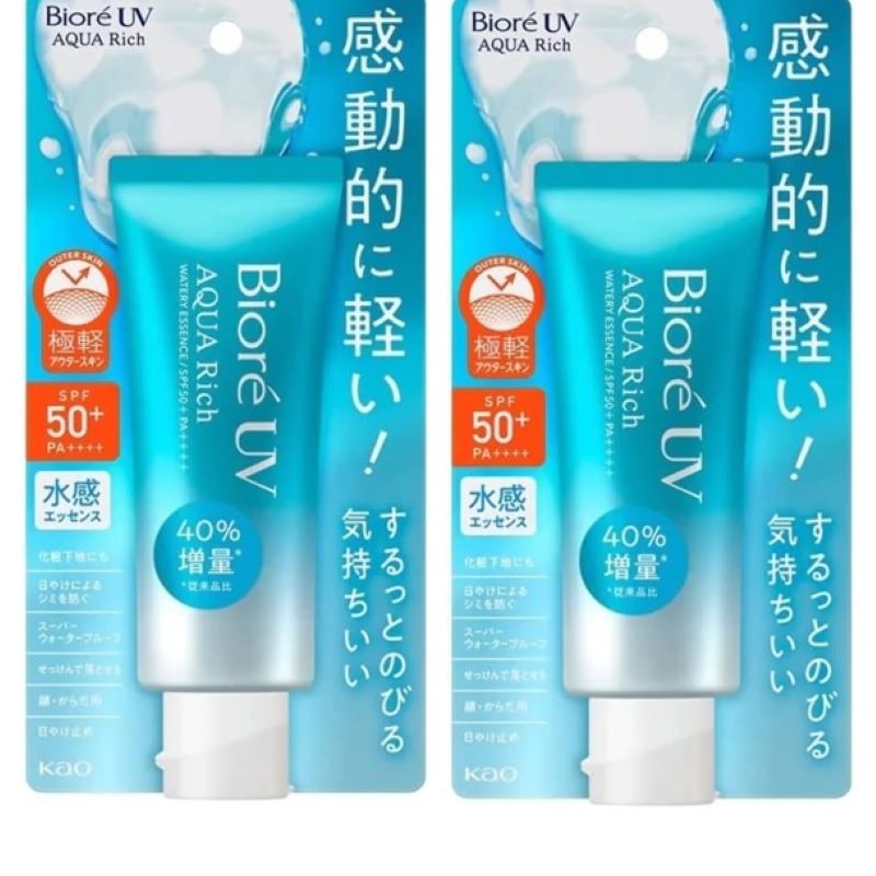 花王碧柔 UV 水潤精華 SPF50+ PA++++ 70g 防曬霜 2 件裝 - Weee!