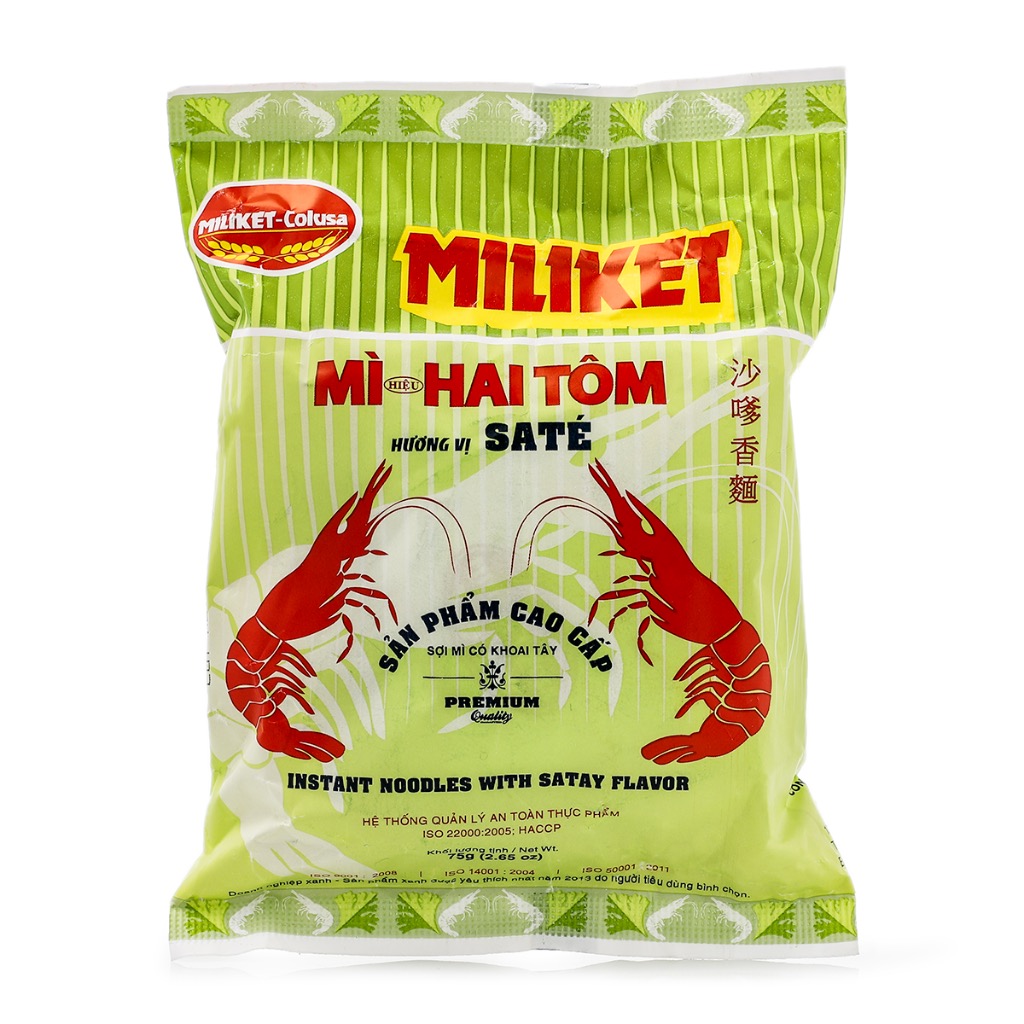 Get Miliket Brand Instant Noodles, Satay Flavor Delivered | Weee! Asian ...