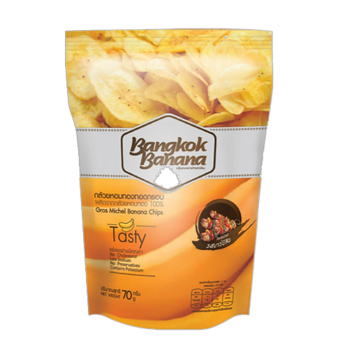 Bangkok Banana Fried Banana Chips BBQ Flavor - Weee!