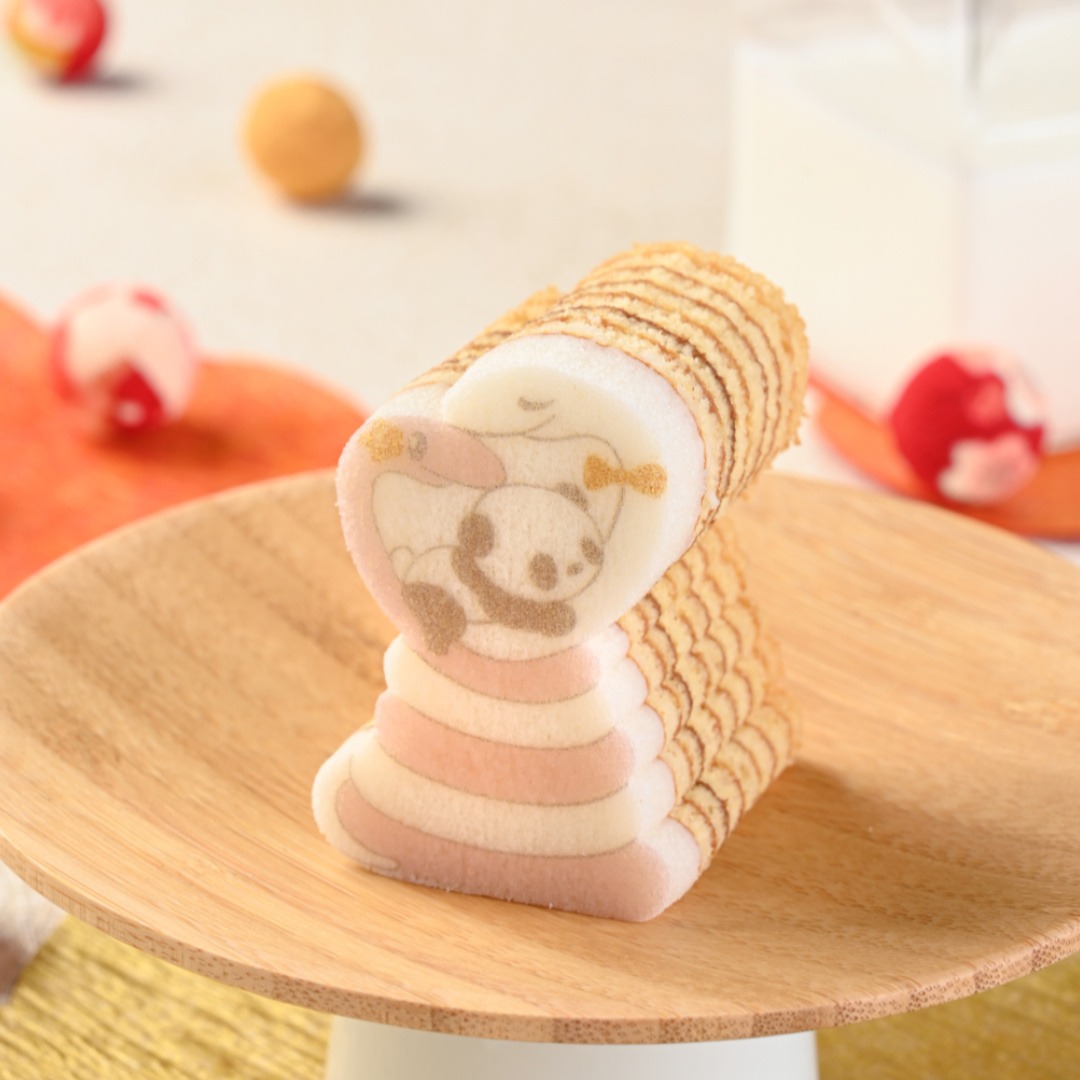 Get Snake Year Panda Baumkuchen Milk Flavor 1pc Delivered | Weee! Asian ...